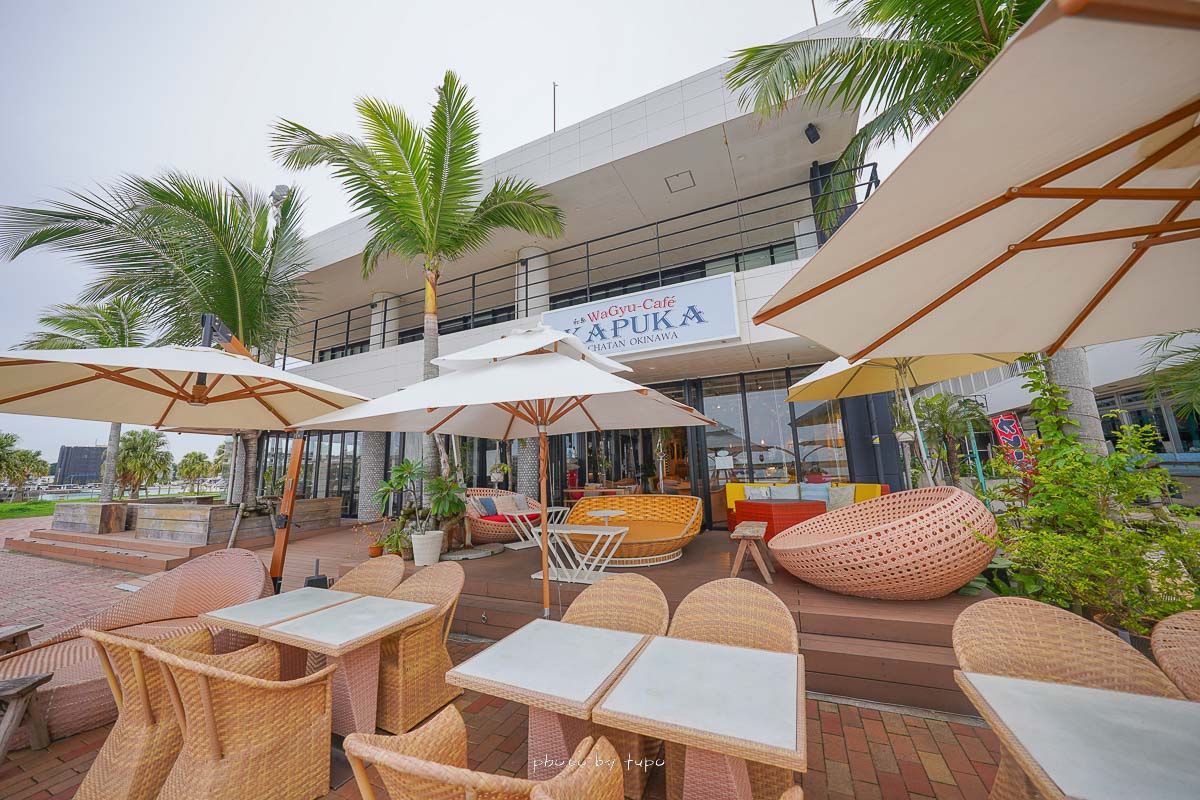 美國村早午餐推薦》WaGyu Café KAPUKA，網美海景餐廳，最新電子菜單價位、隱藏版菜色 @小腹婆大世界