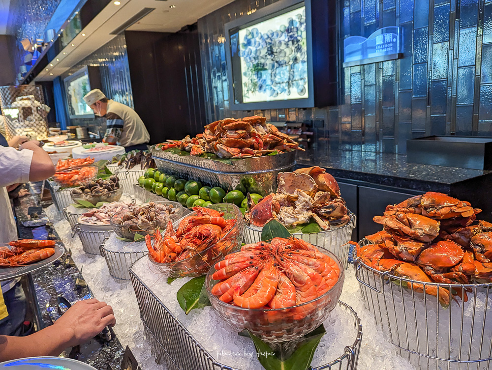 台北最高景觀Buffet「饗 A Joy」吃到飽這幾樣必吃！烤帝王蟹.龍蝦.干貝.海膽手捲.龍蝦粥.和牛壽司 @小腹婆大世界